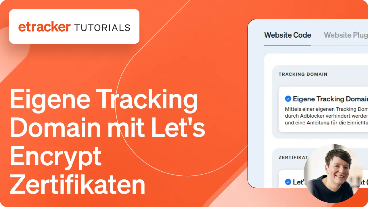 Eigene Tracking Domain mit Let's Encrypt Zertifikaten - etracker