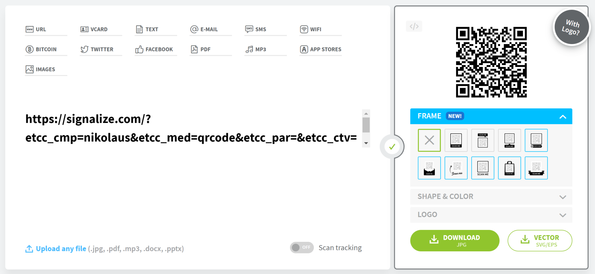 Tipp der Woche: QR-Codes - etracker Tipp der Woche: QR-Codes - etracker