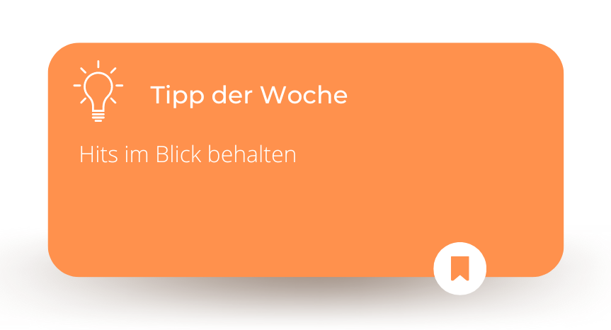 Tipp der Woche: Hit-Report - etracker